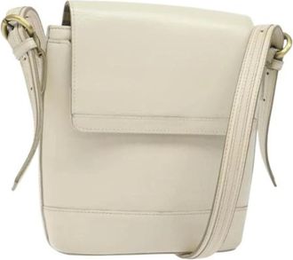 Burberry Pre-owned Cuir sacs-ports-paule - Femme - Pre-owned - Beige - Taille: ONE Size
