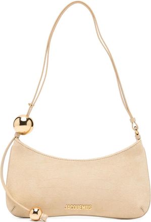 Jacquemus Le Bisou Perle Schultertasche - Nude