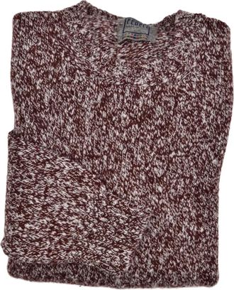 Fedeli Melierter Pullover - Rot