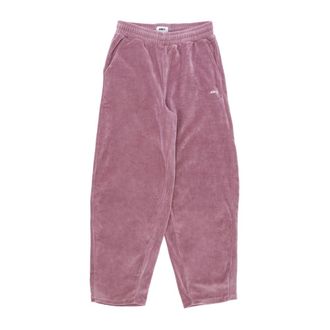 Obey Chenille Trainingshose Flieder - - Trousers - Damen - Rosa - S