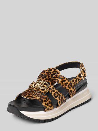 Liu Jo Sandalette mit Label-Applikation und Plateausohle