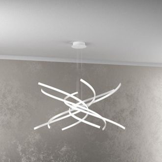 Top-Light Top-light - Moderner LED-Kronleuchter Top Light Tornado 69W 4450LM 1163/S80 Schwarz