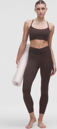 lululemon All it Takes Leggings mit gerüschtem Bund für Frauen - 64 cm - Größe 2 in Sequoia