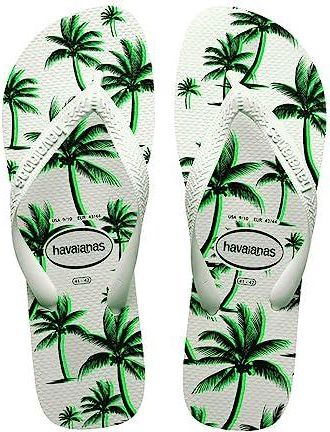 Havaianas Aloha, Tongs Confortables, Durables et Estivales, Semelle avec Motif de Feuilles, Semelle Antidérapante, Homme