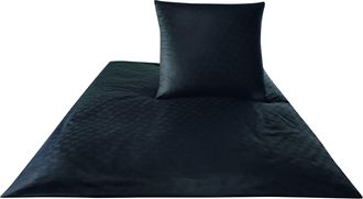 Joop Bettwäsche Mako-Satin Cornflower 4020 - Farbe: schwarz-9, 40x80 cm Kissenbezug