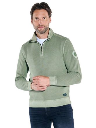 Engbers Sweatshirt Herren Sweatshirt in Satin-Warenqualit&auml;t, Khaki
