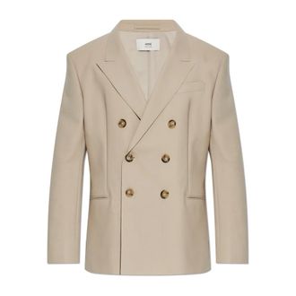 Ami Wollblazer - - Jackets - Herren - Beige - S