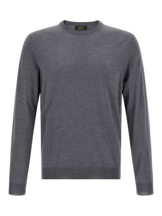 Zanone Pull Col Rond - Gris