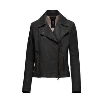 Bomboogie Femme, Vestes, Noir, Taille: 40 FR Giacca in pelle