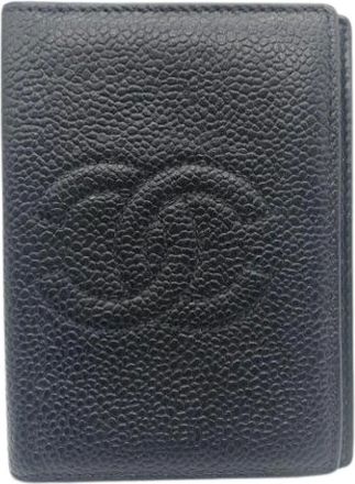 Chanel Porte-cartes Pre-owned - Femme - Pre-owned - Noir - Taille: ONE Size