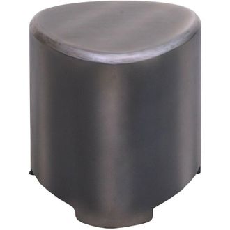 Hhg jamais utilisé] Tabouret 570, Tabouret en bois, bois certifié mvg Industrial, aspect métal brossé