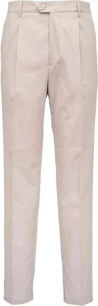 Brunello Cucinelli Homme, Pantalons, Beige, Taille: XL Pleated Pantalons