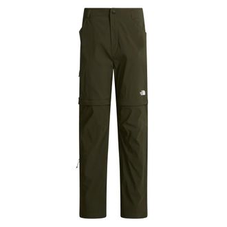 The North Face Femme, Pantalons, Vert, Taille: 56 FR Exploration Reg Straight Convertible Pant