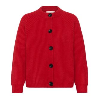 Inwear Cardigan - Femme - Pulls - Rouge - Taille: 38 FR