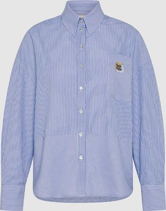 Momoni Chemise Clare Azzurro