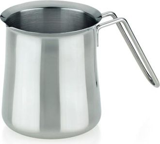 KELA Milchkännchen Edelstahl 700 ml HERTA, Milchkännchen klein für 1-2 Tassen, Milchkrug, Aufschäumkännchen, Edelstahl 18/10 matt