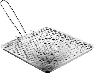 Ibili Ibili Toaster für Gasherd, verzinntes Eisen, 20 x 20 cm, Silber/Schwarz