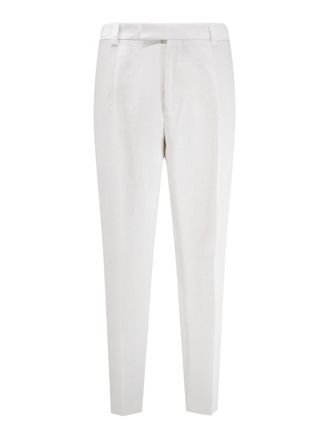 HUGO BOSS Casual Hose - Wei&szlig;