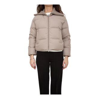 Marella Femme, Vestes, Beige, Taille: 36 FR Veste Courte Rembourrée Beige