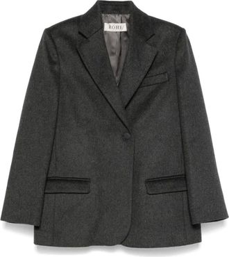 R&oacute;he Femme, Vestes, Gris, Taille: 40 FR Blazers