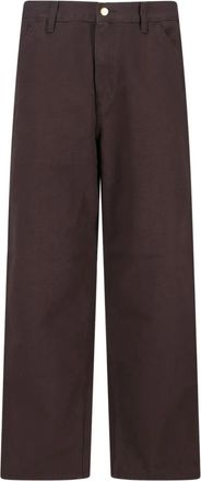Carhartt Work in Progress pantalon à coupe droite - Marron