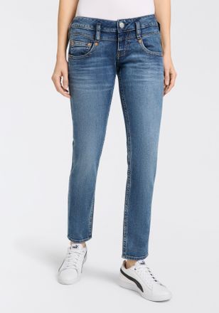 Herrlicher Slim-fit-Jeans HERRLICHER Pitch Slim Denim Stretch, Damen, Gr. 26, L&auml;nge 32, blau (snake blau), Denim/Jeans, Obermaterial: 98% Baumwolle, 2% Elasthan,