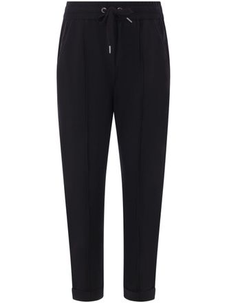 Brunello Cucinelli pantalon de jogging &agrave; ornements Monili - Noir