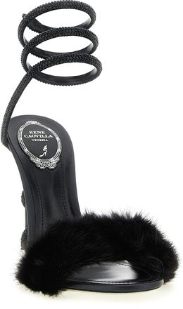 Rene Caovilla Margot Sandal - Black