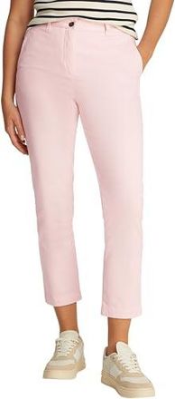 Tommy Hilfiger Pantalon Chino Femme Stretch Slim Coupe 7/8, Rose (Light Pink), 40