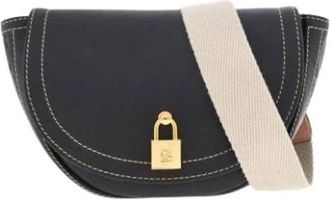 Carolina Herrera Femme, Sacs, Noir, Taille: ONE Size Andy Locked Half Moon
