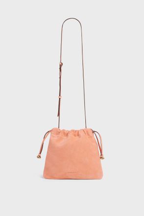 Gerard Darel Sac bourse en cuir velours - ALICE - Blush
