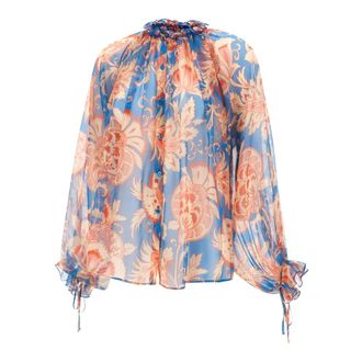 Etro Femme, Blouses et Chemises, Multicolore, Taille: 36 FR Blouse en soie imprim&eacute;e