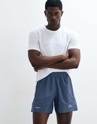 adidas adidas short technique dentra&icirc;nement bleu marine