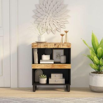 vidaXL Armoire lat&eacute;rale 60x33x75 cm bois massif de manguier vidaXL