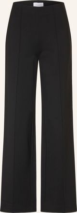 Hobb's Marlenehose Prim Aus Jersey schwarz