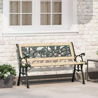 vidaXL Bank Braun 116 x 54 x 73cm Holz Vidaxl