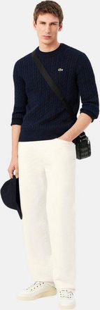 Lacoste Strickpullover Pullover Strickpullover Troyer (1-tlg)