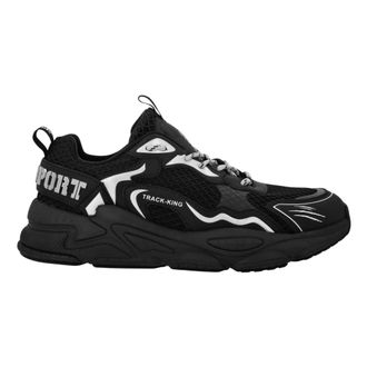 Plein Sport unisex, Chaussures, Noir, Taille: 47 EU Track-King Mag Lo-top Baskets