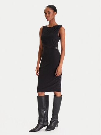 Guess Kleid f&uuml;r den Alltag W5YK27 KAQL2 Schwarz Regular Fit
