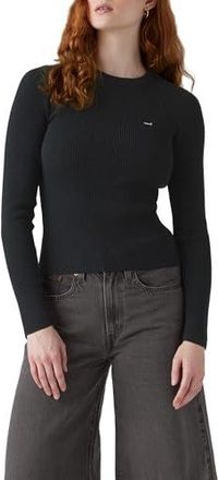 Levi's Pull c&ocirc;tel&eacute; pour Femme, Gris Anthracite, S