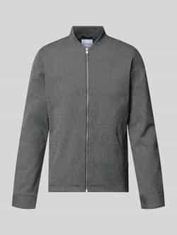 Lindbergh Regular Fit Sweatjacke mit Stehkragen