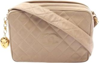 Chanel Pre-owned Vintage Cross Body Bag - Femme - Pre-owned - Beige - Taille: ONE Size