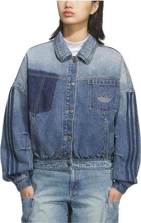 adidas Femme, Vestes, Bleu, Taille: 40 FR Veste en jean