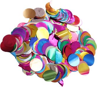 Amosfun 1Packung Romantisches Hochzeitskonfetti Aus Papier Mischfarben Runde Schnipsel F&uuml;r Tischdekoration Einladungen Und Heliumballons F&uuml;r Feierliche Anl&auml;ss