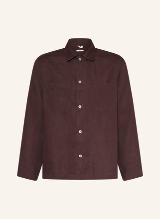Arket Arket Leinenhemd Relaxed Fit braun