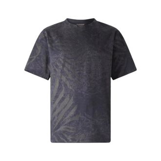 Roberto Cavalli T-Shirt mit Tierdruck - - Tops - Herren - Schwarzk - S
