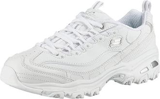 Skechers Skechers Dlites Fresh Start 11931-wsl Sneakers Basses Femme Blanc Argenté 38 EU