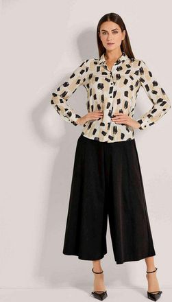 Madeleine Langarmbluse Bluse mit Unikat-Print