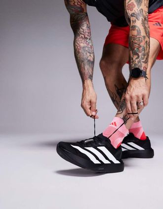 adidas adidas Running - Adizero EVO SL - Sneaker in Schwarz und Wei&szlig;