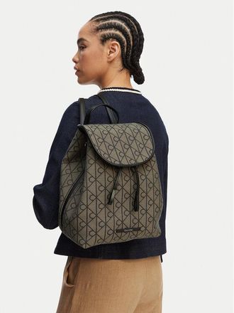 Calvin Klein Rucksack Emblem Aop Jacquard Backpack LV04F3536G Braun